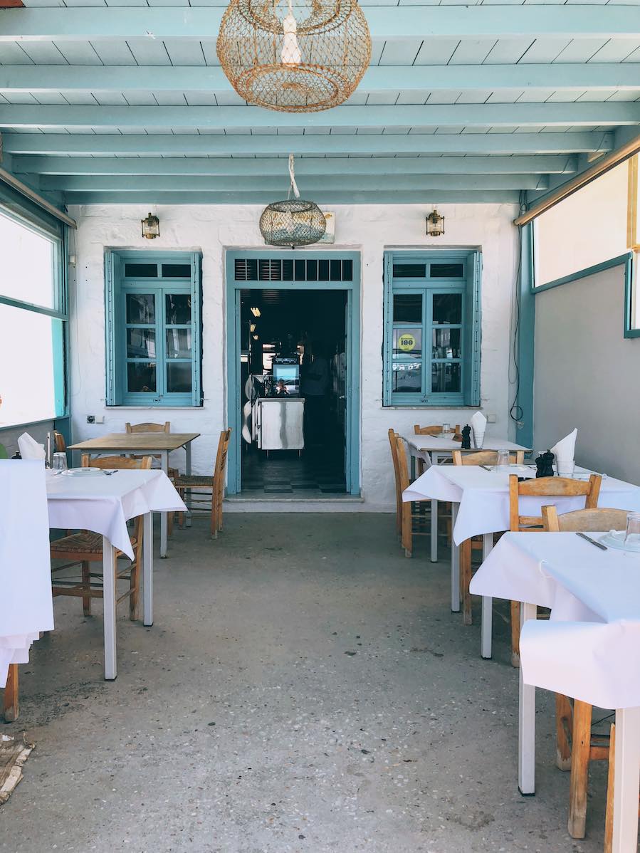 Kimolos: gourmet seafood and feet on the sand at To Kyma - Travel Food ...